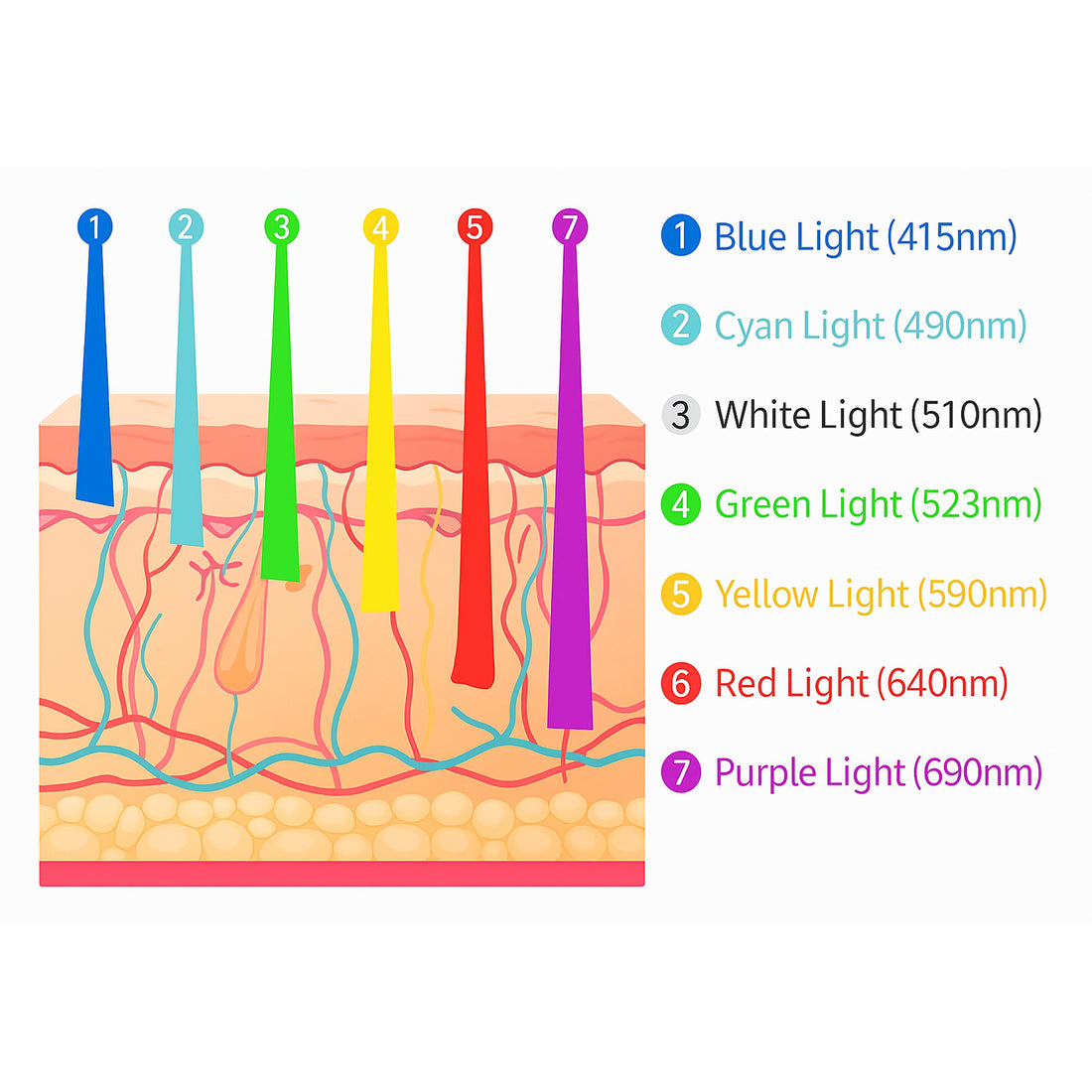 7 Colors Pdt Omega Led Light Therapy Machine Light Therapy – Theia