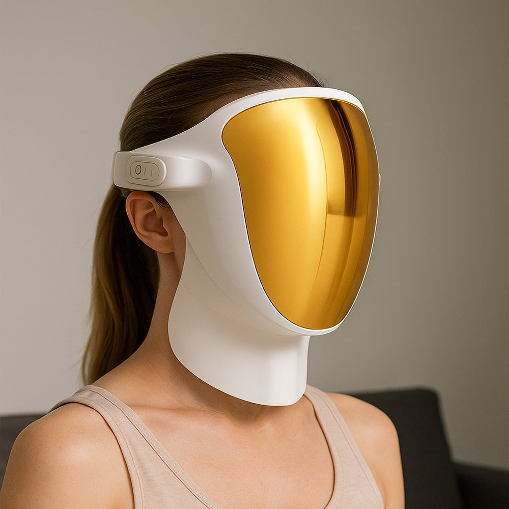 3 Colors Light LED Face Beauty Mask Nano 807pcs LED Photodynamic ...