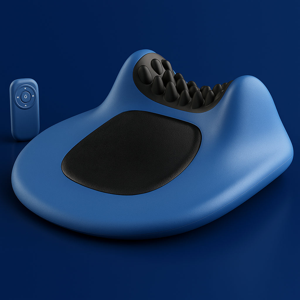 EMS Pulse Neck Pillow Massager – Electric Neck Support with Gentle Hea ...