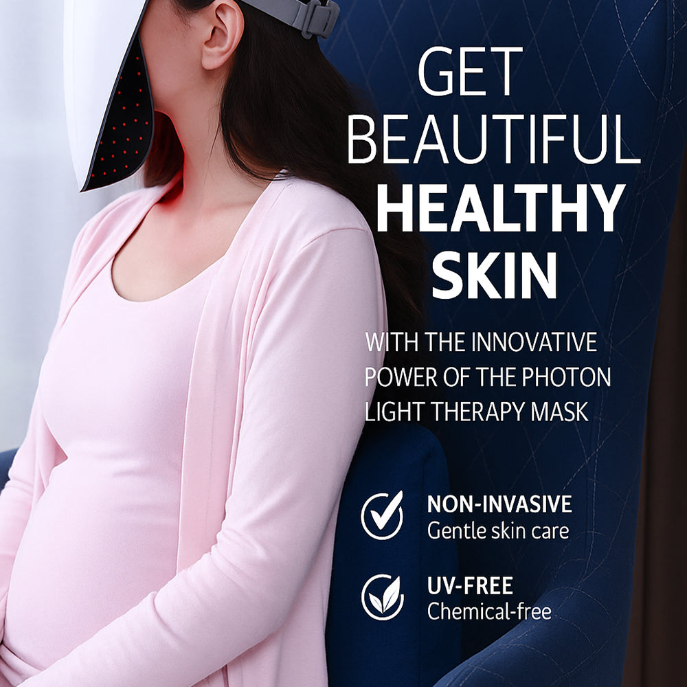 3 Colors Light LED Face Beauty Mask Nano 807pcs LED Photodynamic ...