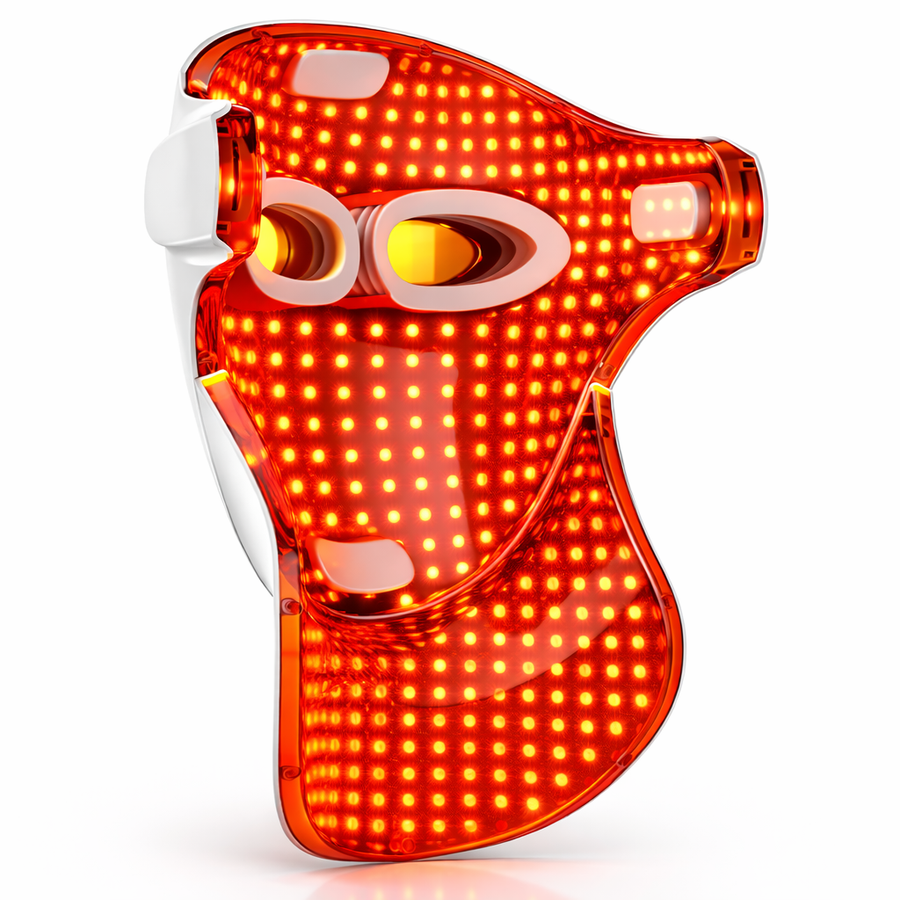 3 Colors Light LED Face Beauty Mask Nano 807pcs LED Photodynamic ...