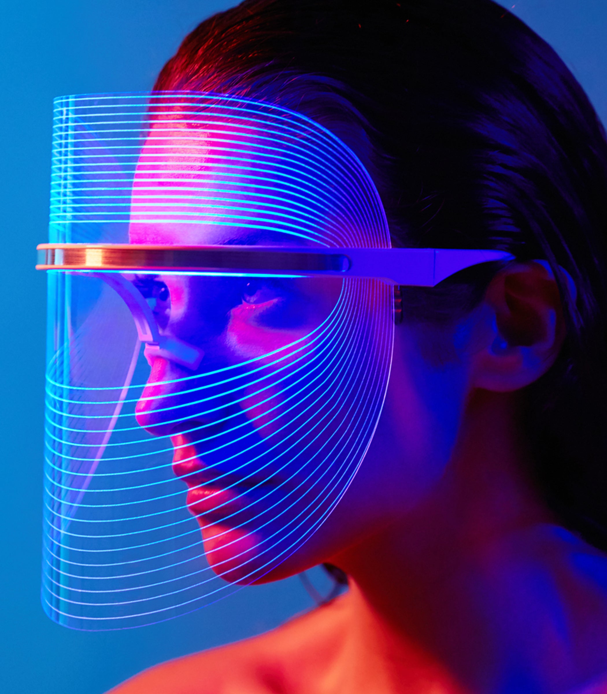 7 Color LED Light Therapy Shield Mask – Theia